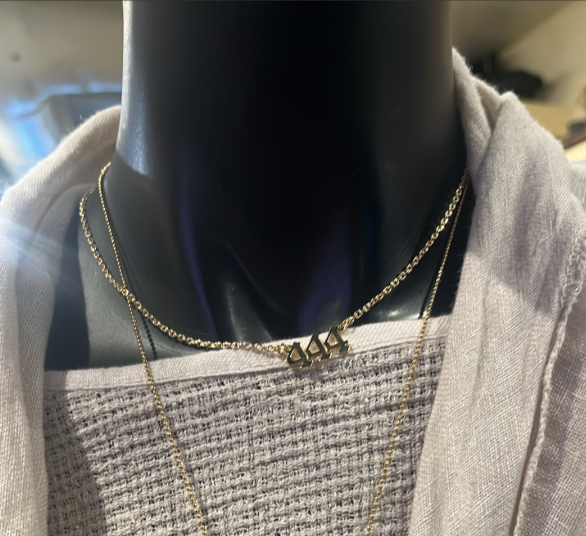 In Store - 444 Necklace 18K Gold – Souk Bohemian